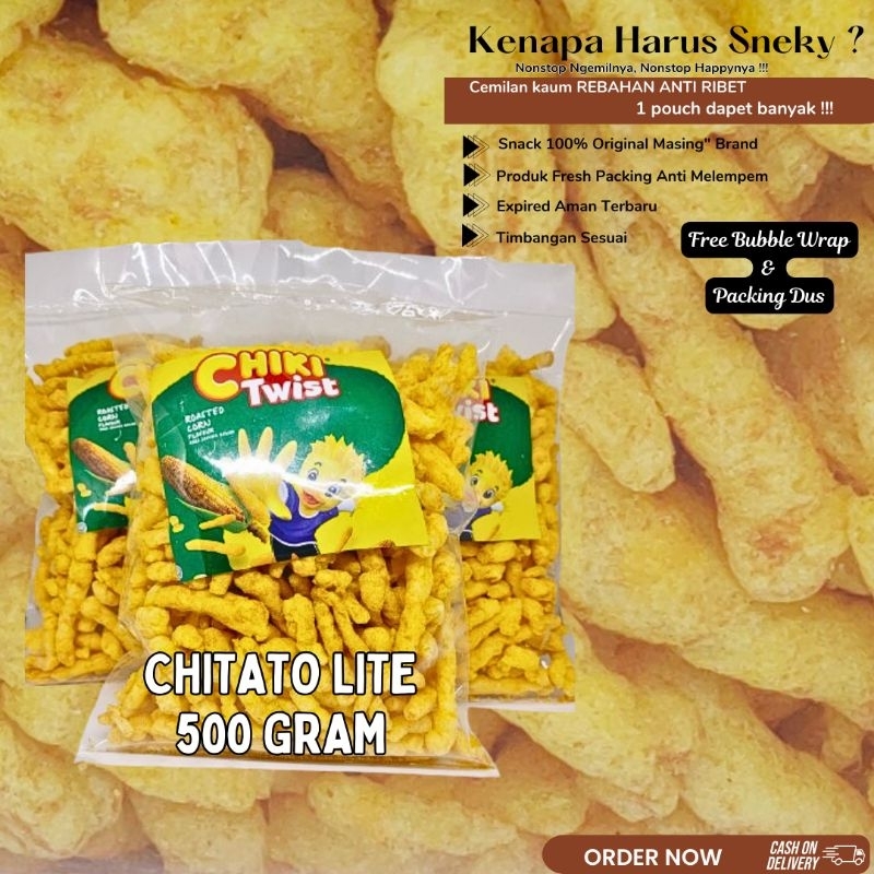 Jual Chiki Twist Snack Kiloan Cemilan Murah Cheetos | Shopee Indonesia