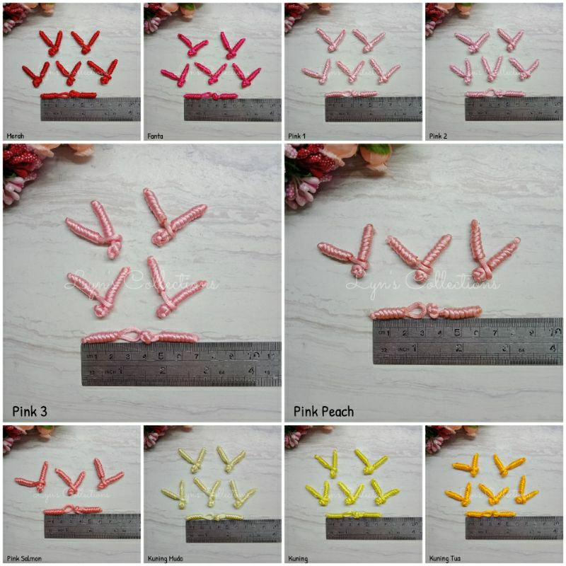 Jual (1 kancing) Kancing Shanghai Cheongsam | Kancing Cina Ulat Satin ...