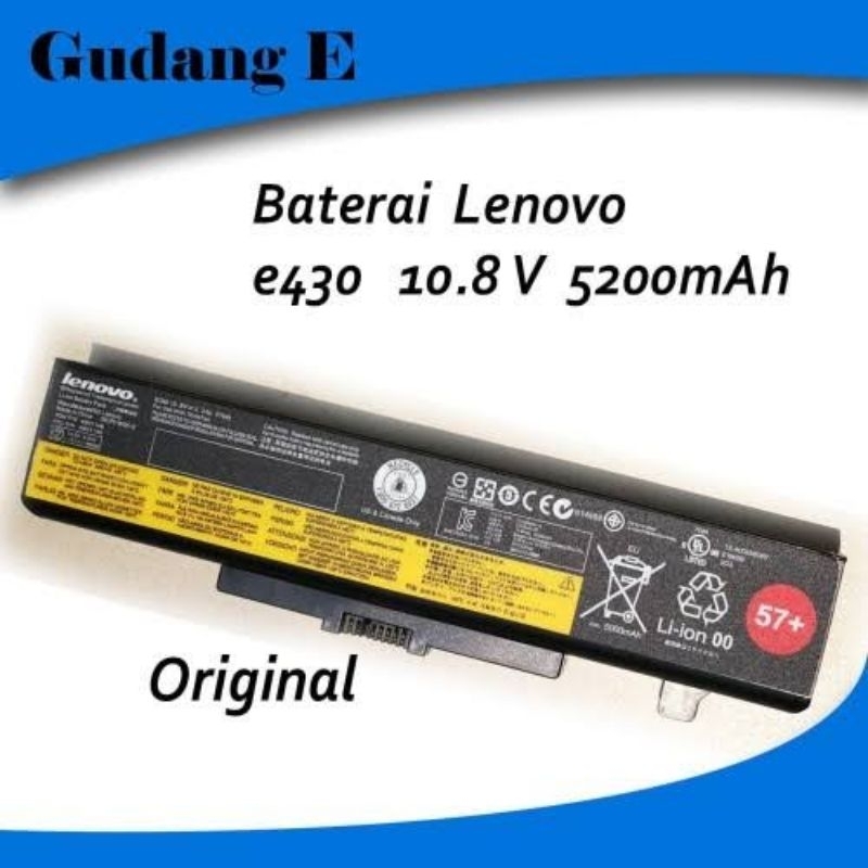Jual Battery / battery Original Lenovo ThinkPad E430c,E43,E435,E440,E445,E530 (75+) | Shopee ...