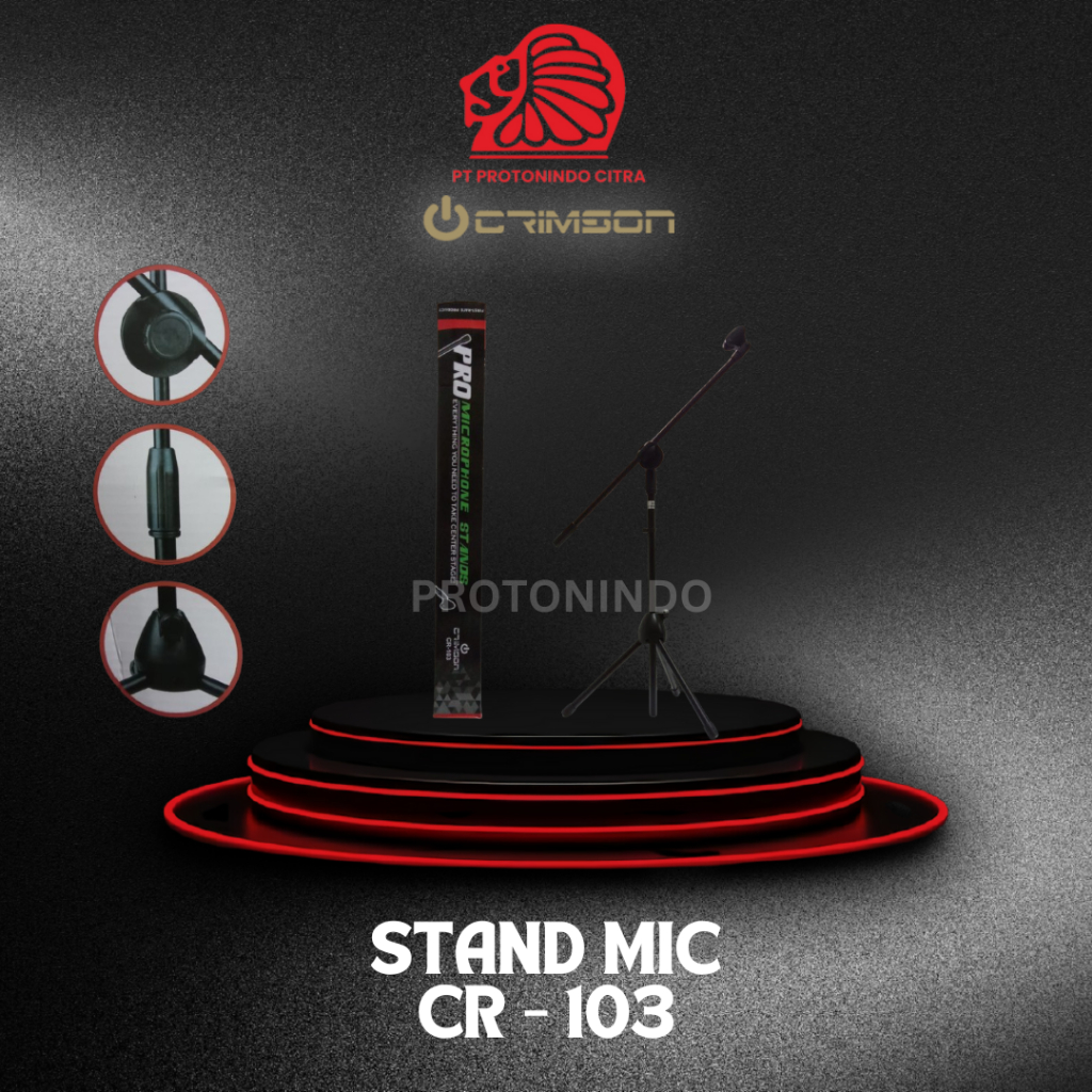 Jual Microphone Stand - Crimson CR 103 Stand Mic | Shopee Indonesia