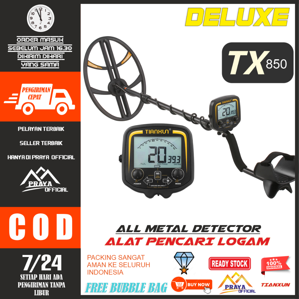 Jual PROFESSIONAL METAL DETECTOR TX850 UNDERGROUND ALAT PENCARI EMAS TX ...