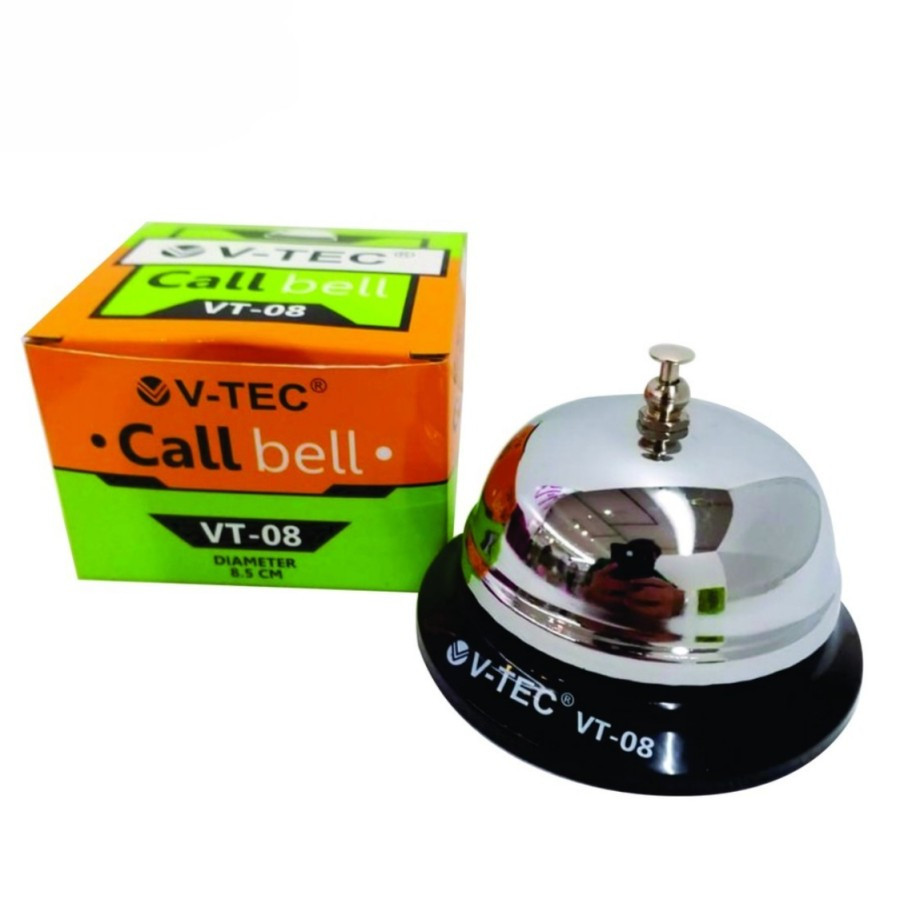 Jual Call Bell Besar VTEC VT08 Metal/Bel Meja Resepsionis Kasir Cafe ...