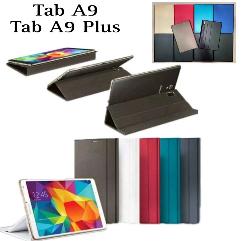 Jual Flip case book cover standing Samsung Tab A9 8.7 inch Tab A9 Plus ...