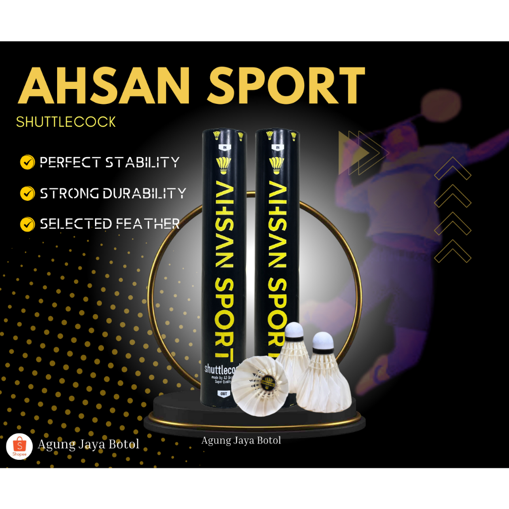 Jual Shuttlecock / Kok Badminton Murah / Ahsan Sport Kock / 100% ...