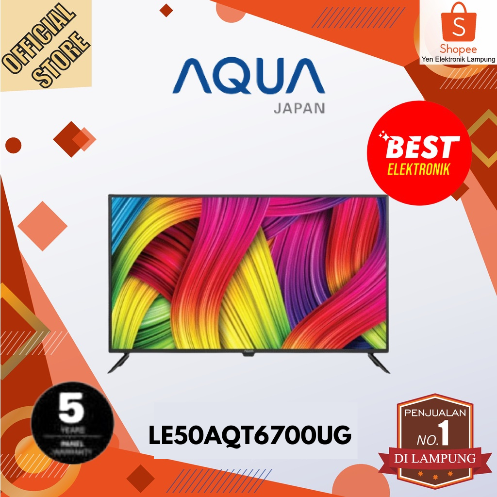 Jual TV AQUA LE50AQT6700UG LED Digital TV AQUA 32 Inch Garansi Resmi 5 ...