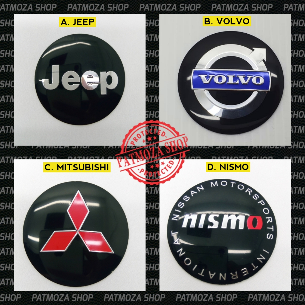 Jual LOGO VARIASI VELG: JEEP, VOLVO, MISTUBISHI, NISMO, TRANSFORMER ...