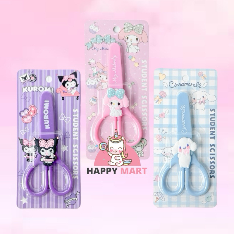 Jual Gunting motif sanrio Gen 2 kuromi / melody / cinnamoroll | Shopee ...