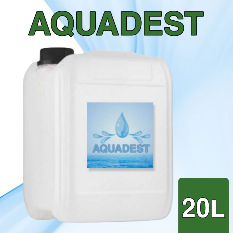 Jual Aquadest aquadest distilled water air suling 20 liter | Shopee ...