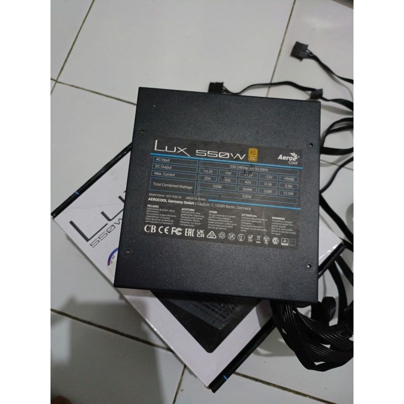 Jual PSU Aerocool LUX 550w 80+ bronze | Shopee Indonesia