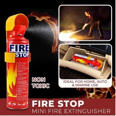 Jual Semprotan Pemadam Api Mobil/Mini Fire Extinguisher Fire Stop 500ml ...