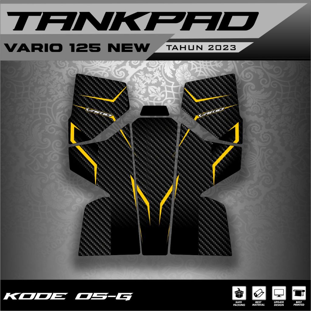 Jual Tankpad Vario 125 New 2022 2023 Tebal Striping Vario Sticker Vario ...