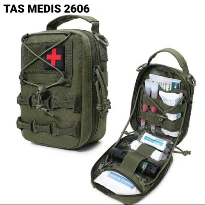 Jual tas medis tas p3k first aid kit medical bag 2606 TM | Shopee Indonesia