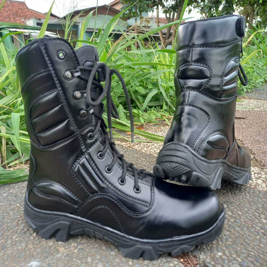 Jual sepatu pdl satpam satpol pp tni polri tni au brimob kerja lapangan ...