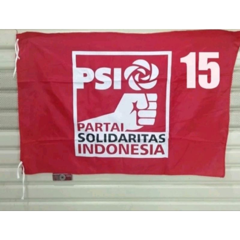Jual bendera partai PSI ukuran 60cm x 90cm (100pcs) | Shopee Indonesia