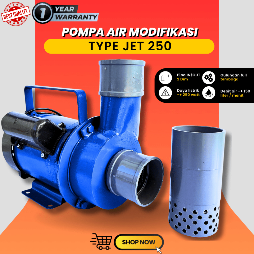 Jual pompa air modifikasi 2 dim kapasitas besar untuk irigasi sawah ...