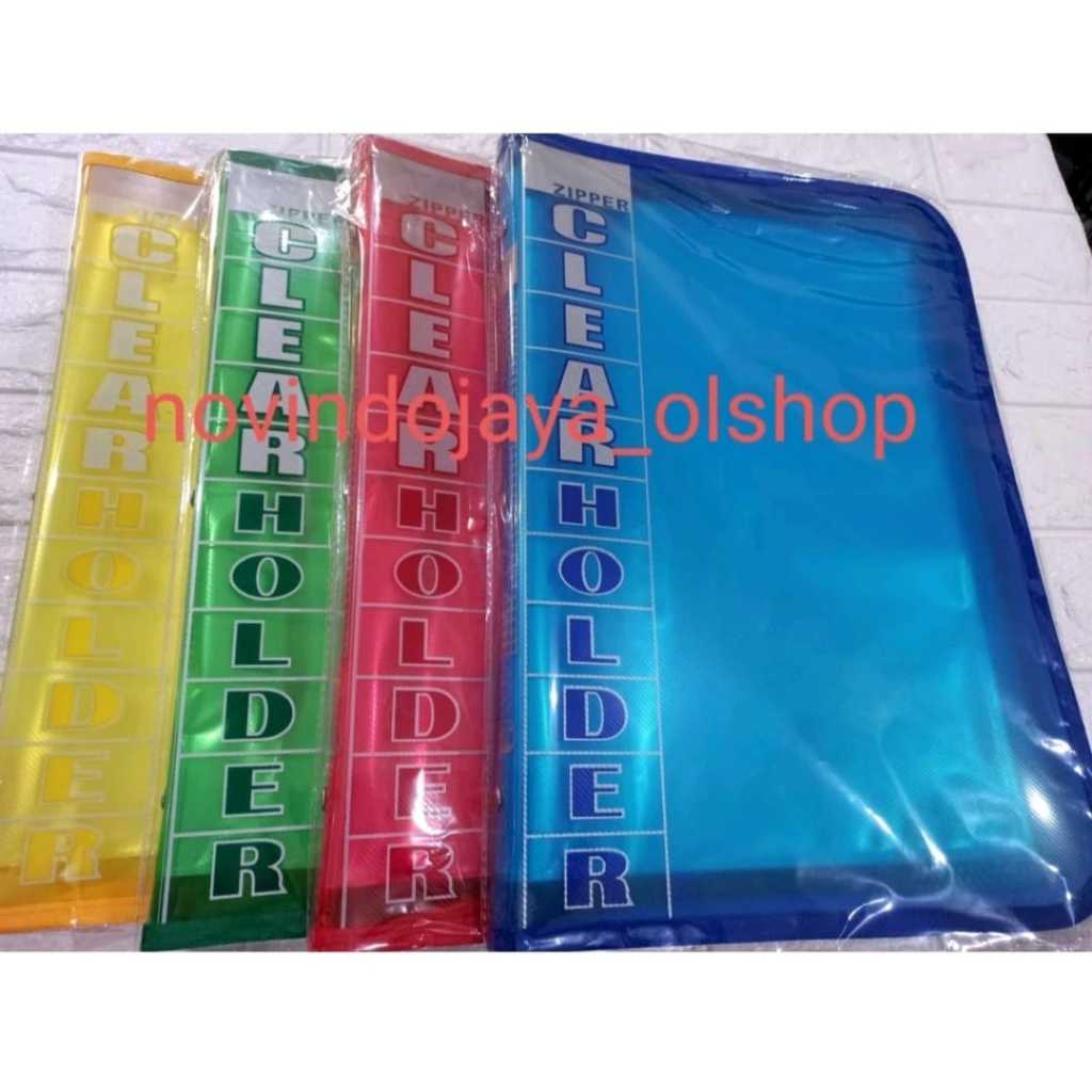 Jual CLEAR HOLDER ZIPPER RESLETING/DOKUMENT KEEPER ISI 60 TOPLA 555 ...