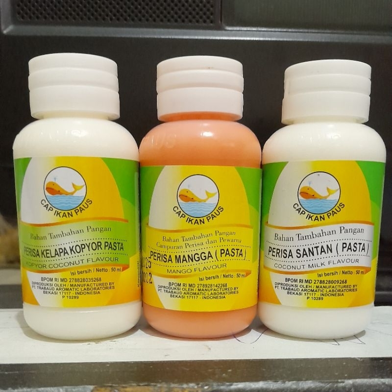Jual ( Paket 6 Pcs ) Perisa Cap Ikan Paus 50 ML / Pasta Makanan ...
