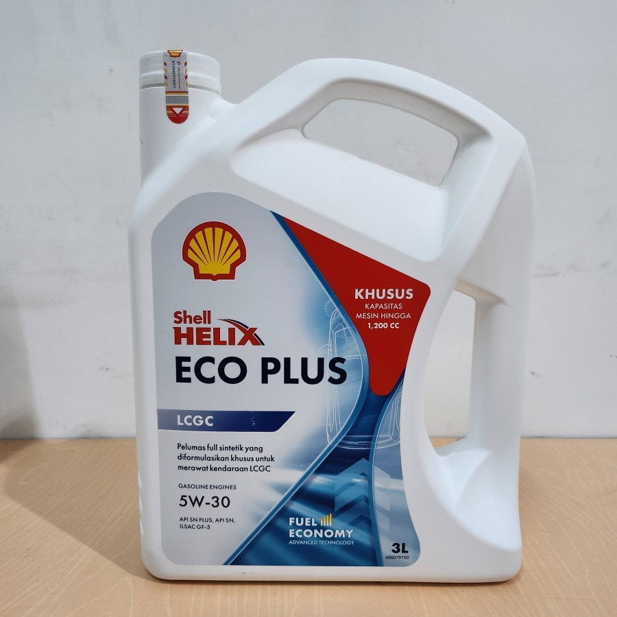 Jual Oli Mesin Shell Helix Eco PLUS 5W-30 3 Liter 100% Asli | Shopee ...
