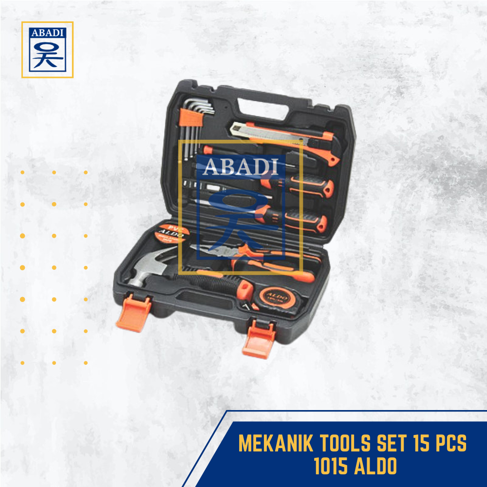 Jual MEKANIK TOOLS SET 15 PCS 1015 ALDO | Shopee Indonesia