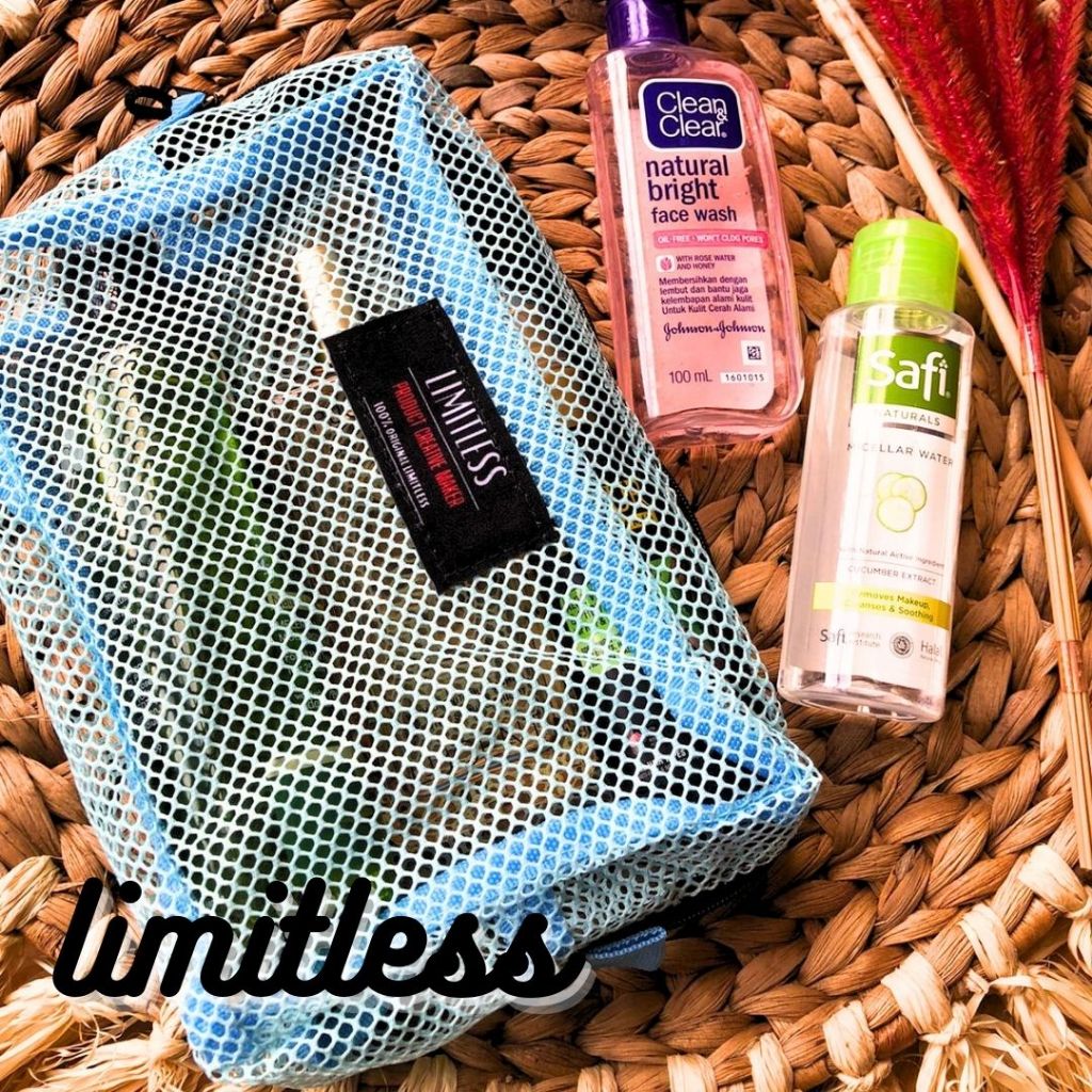 Jual LIMITLESS - Jaring BOX Alat Mandi / Pouch Make Up Skincare ...