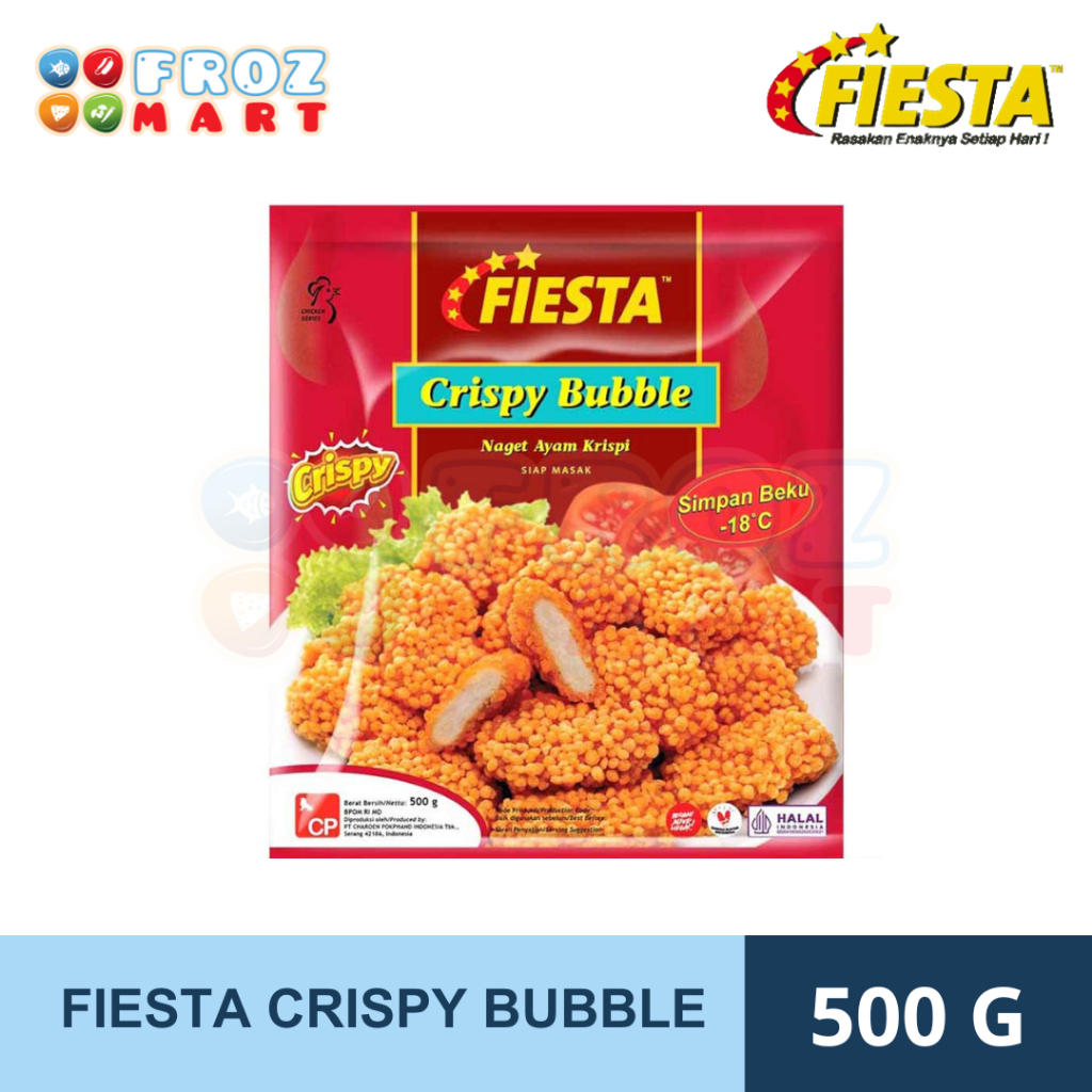 Jual Fiesta Crispy Bubble 500g / Fiesta Nuget Crispy 500g / Nuget ...