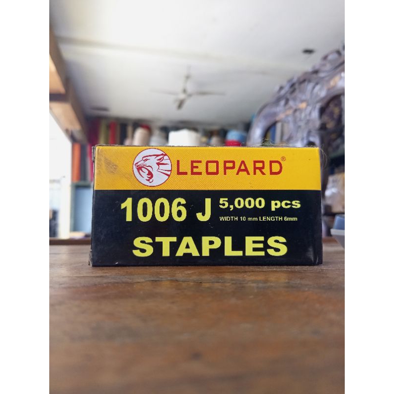 Jual ISI STAPLES 1006J LEOPARD | Shopee Indonesia