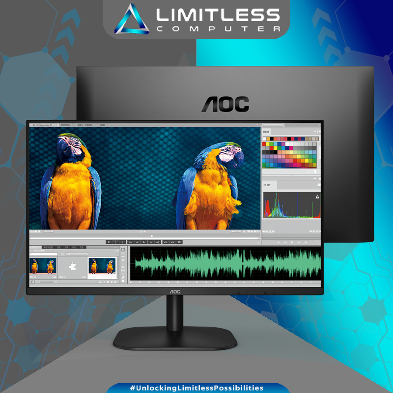 Jual AOC 24B2H2 100Hz 24 Inch FHD IPS HDMI LED Monitor | Shopee Indonesia