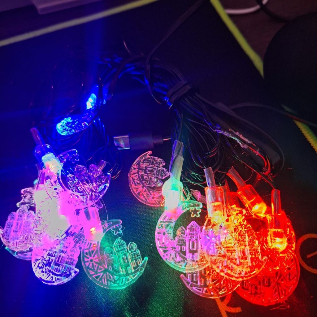 Jual MASJID LAMPU HIAS TUMBLER / LAMPU TUMBLR LED RAINBOW MOTIF MASJID ...