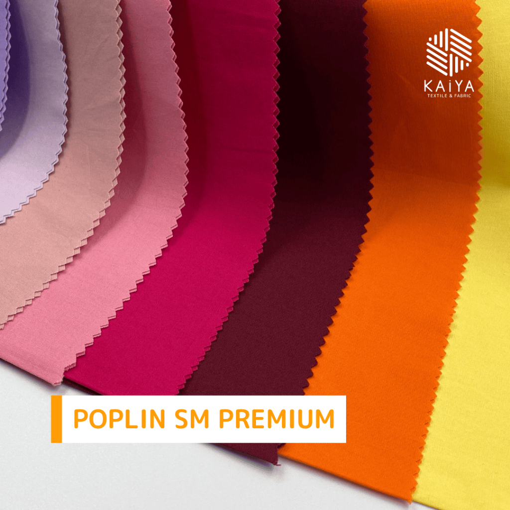 Jual Bahan Kain Cotton Katun Poplin SM Premium per 0.5 meter | Shopee ...