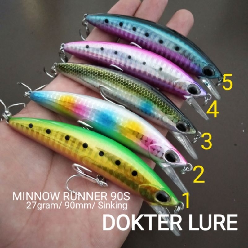 Jual LURE MINNOW RUNNER 90s 27gram Umpan Casting Laut Sungai | Shopee ...