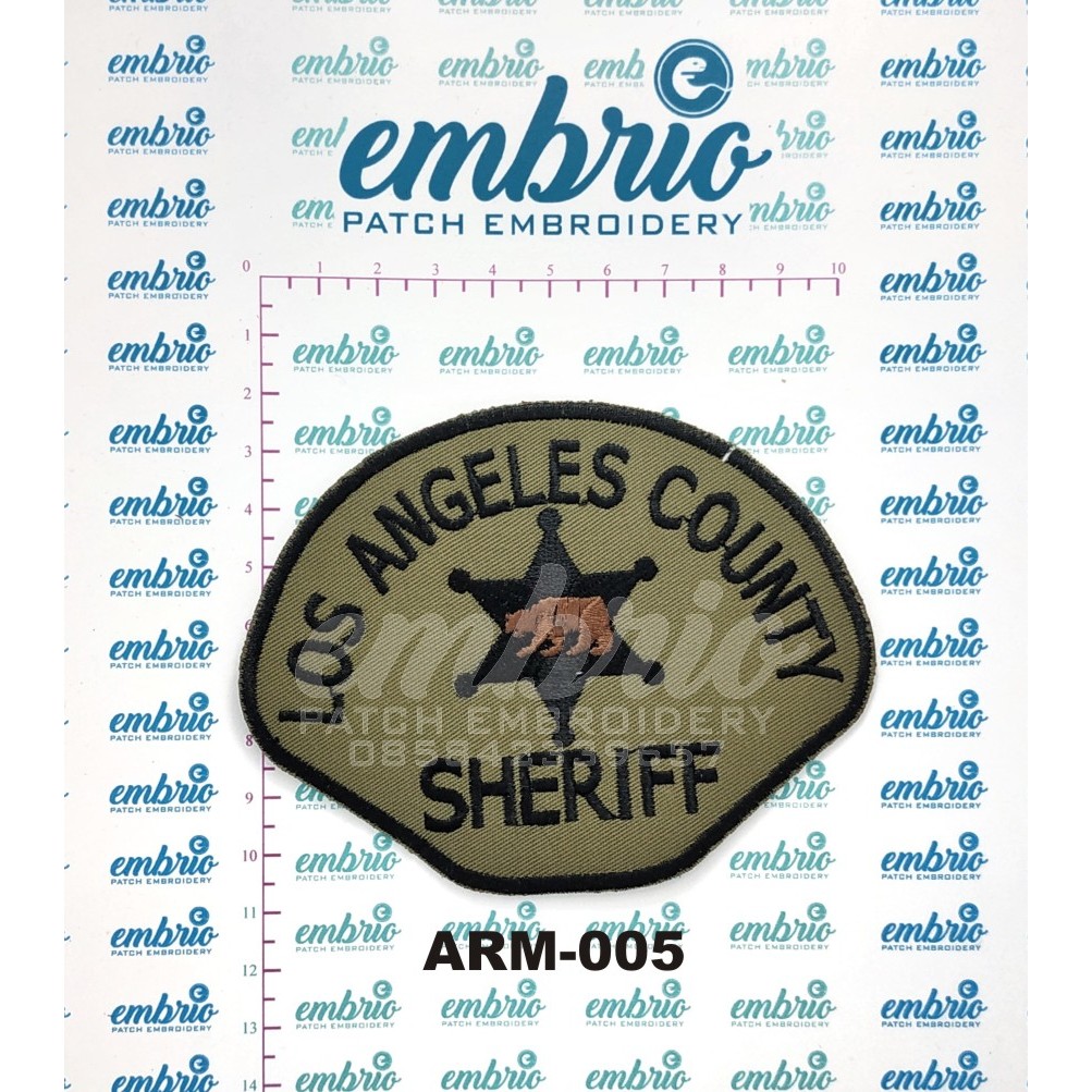Jual ARM-005-HT Patch LOS ANGELES COUNTY SHERIFF Sheriff's Department ...