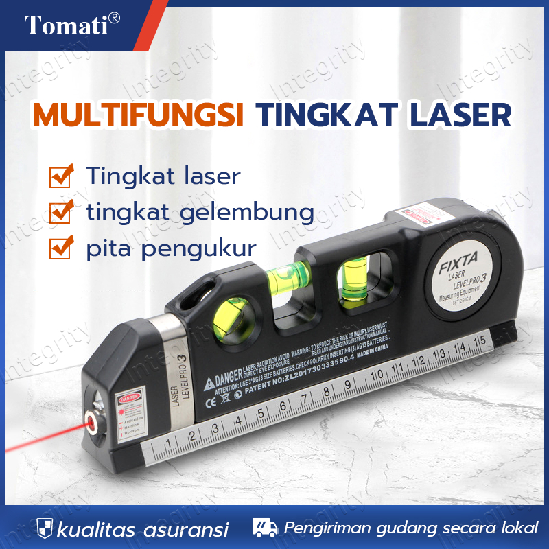 Jual Fixit LevelPro3 Meteran Laser Infrared Waterpass Vertikal ...