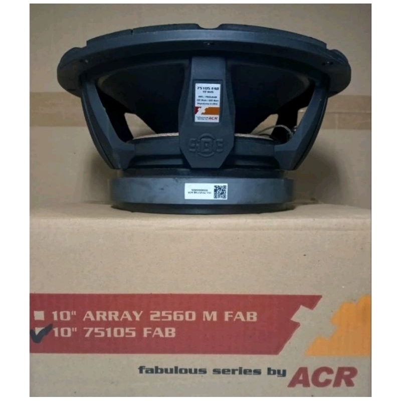 Jual SPEAKER ACR FABULOUS 75105 10 INCH Speaker fab 10" 75105 | Shopee ...