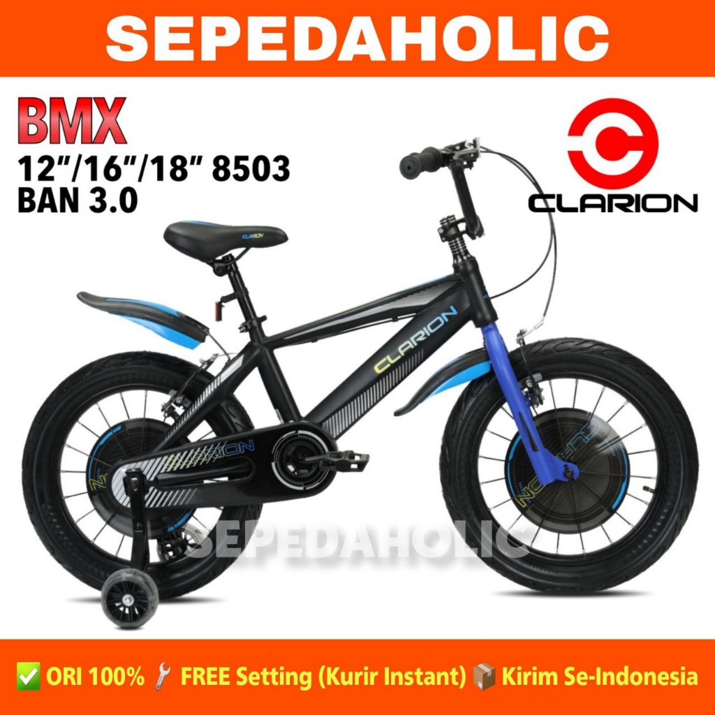 Jual Sepeda Anak Laki BMX CLARION 8505 8503 9923 9920 Ban Jumbo 3.0 / ATLANTIS WM BM 8.0 ...