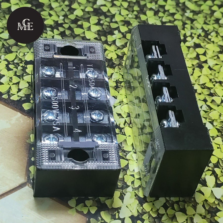 Jual Terminal Block Blok 4P 4POLE 25A TB2504 / TB-2504 VORGE Panel | Shopee Indonesia
