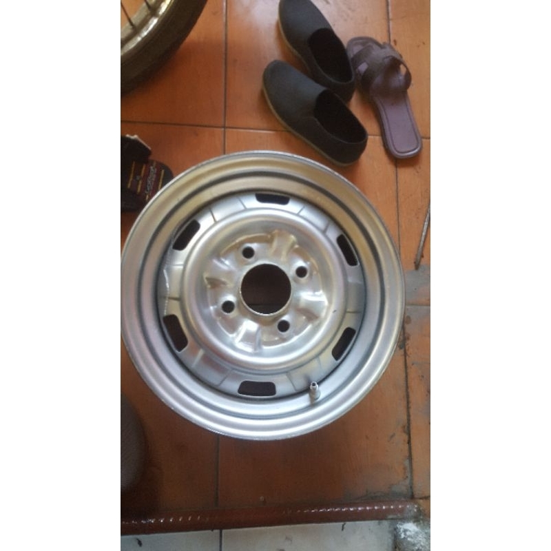 Jual velg ori zebra espass R13 pcd 4x110 | Shopee Indonesia