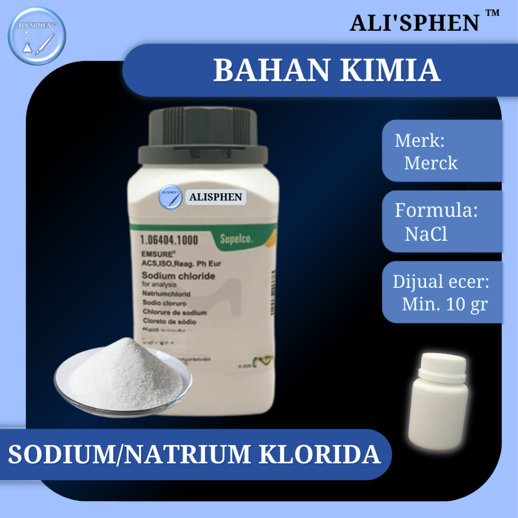 Jual Bubuk NaCl 10 gram, Natrium Klorida / Sodium Klorida | Pro ...
