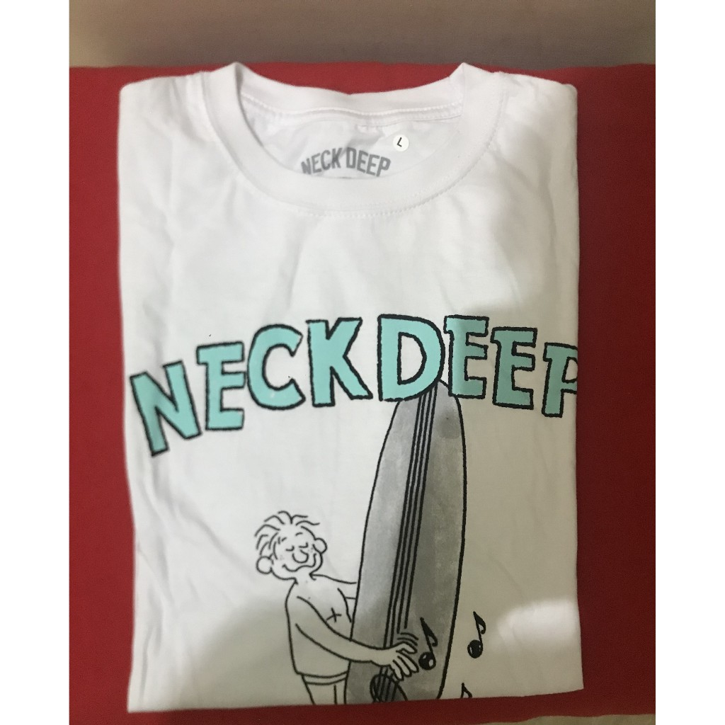 Jual Neck Deep Tour Official Merchandise Asia 2023| Kaos Band| Baju ...