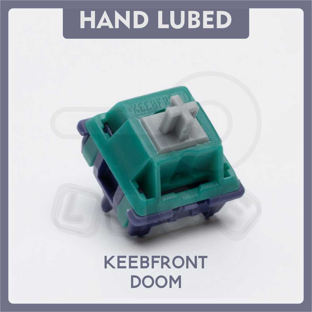 Jual LUBED KeebFront DOOM Switch Tactile with Krytox / Tribosys | Shopee Indonesia