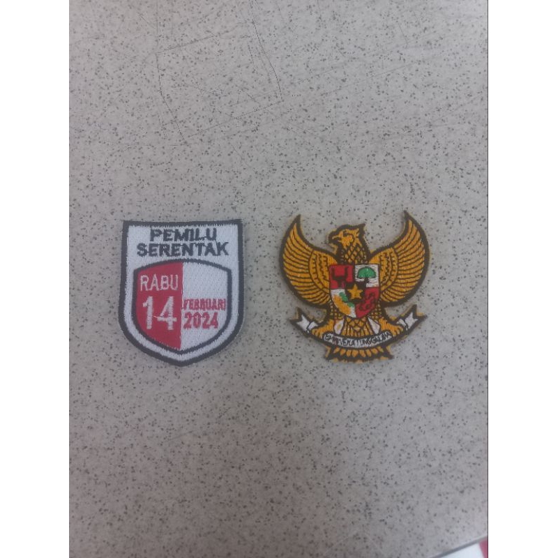 Jual Logo Garuda dan Pemilu Serentak Bordir komputer | Shopee Indonesia