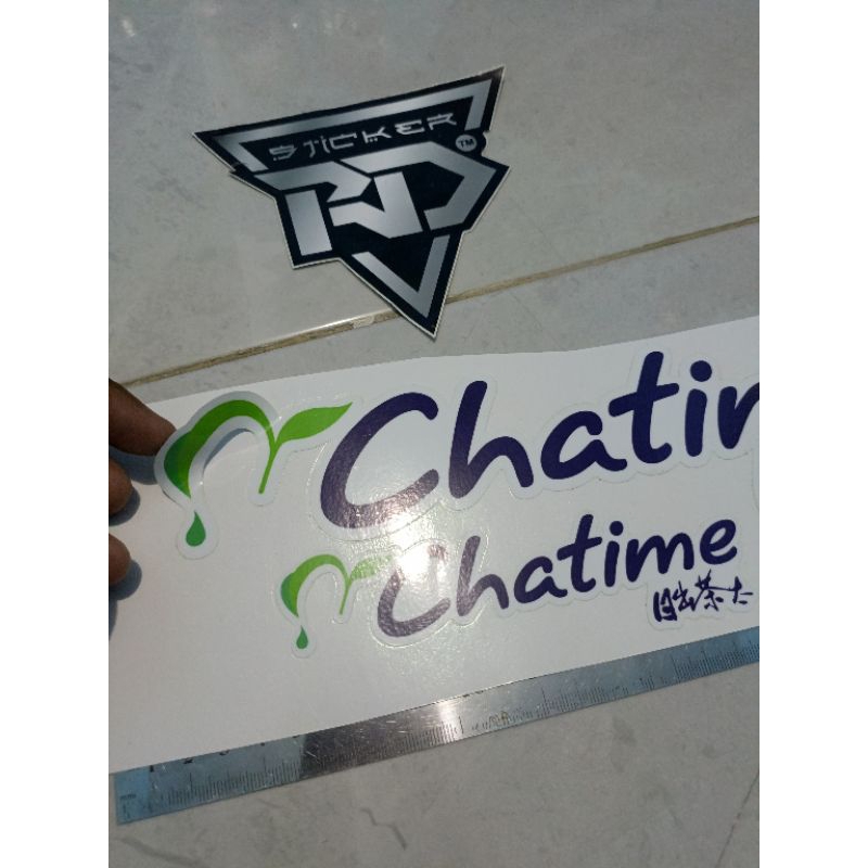 Jual striping Chatime/sticker Chatime | Shopee Indonesia