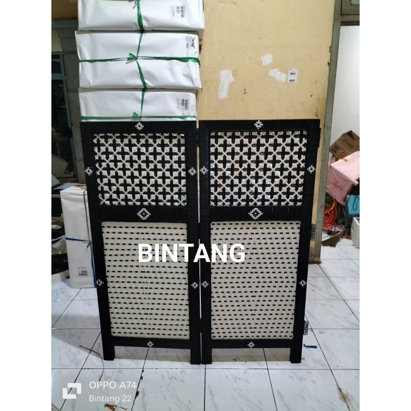 Jual ( Ready Stok)Sketsel Pembatas Ruangan Rotan Minimalis Partisi ...