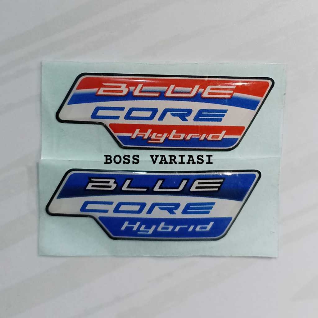 Jual STIKER BLUE CORE HYBRID YAMAHA | Shopee Indonesia