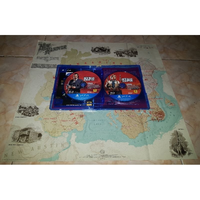 Jual Kaset / BD RDR2 Region 3 Second Mulus + Map | Shopee Indonesia