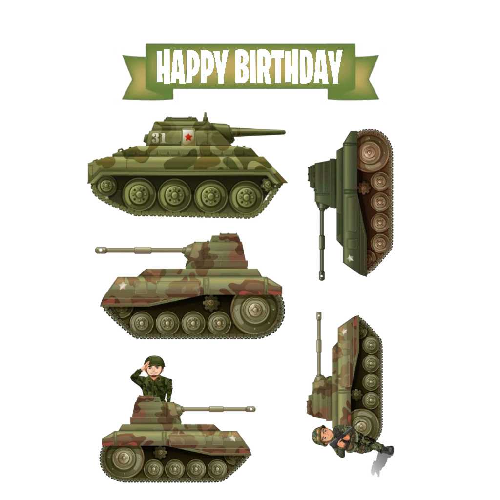 Jual TOPPER CAKE CUSTOM TOPPER ULANG TAHUN / HIASAN KUE TENTARA ...