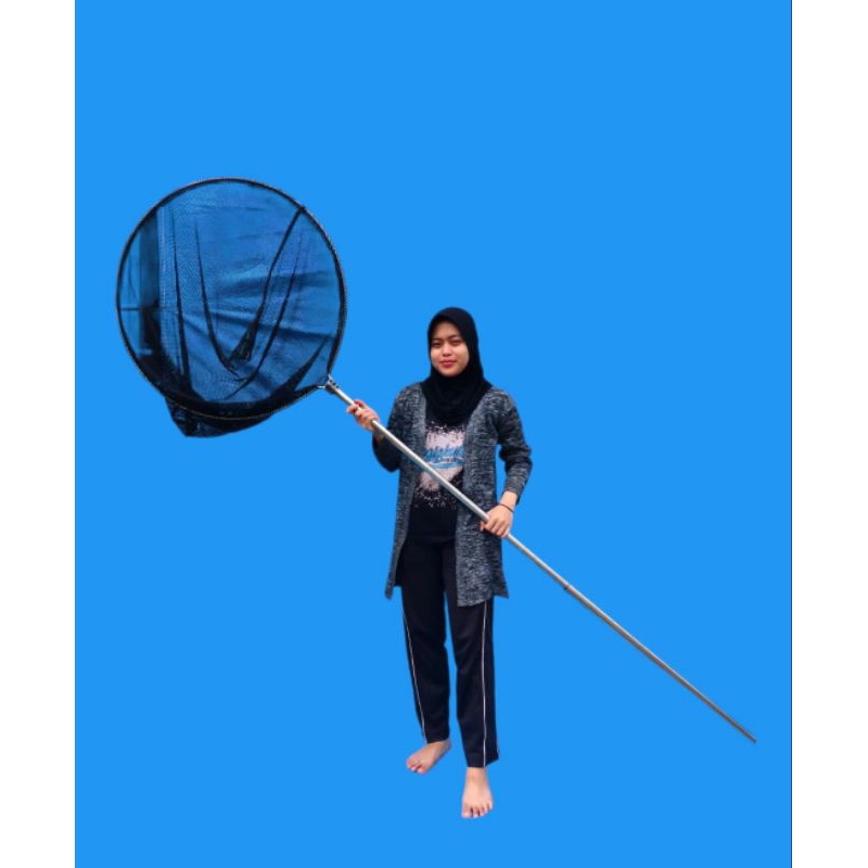 Jual Serokan Ikan Stainless Panjang Besar Jumbo Koi Lele Galatama ...