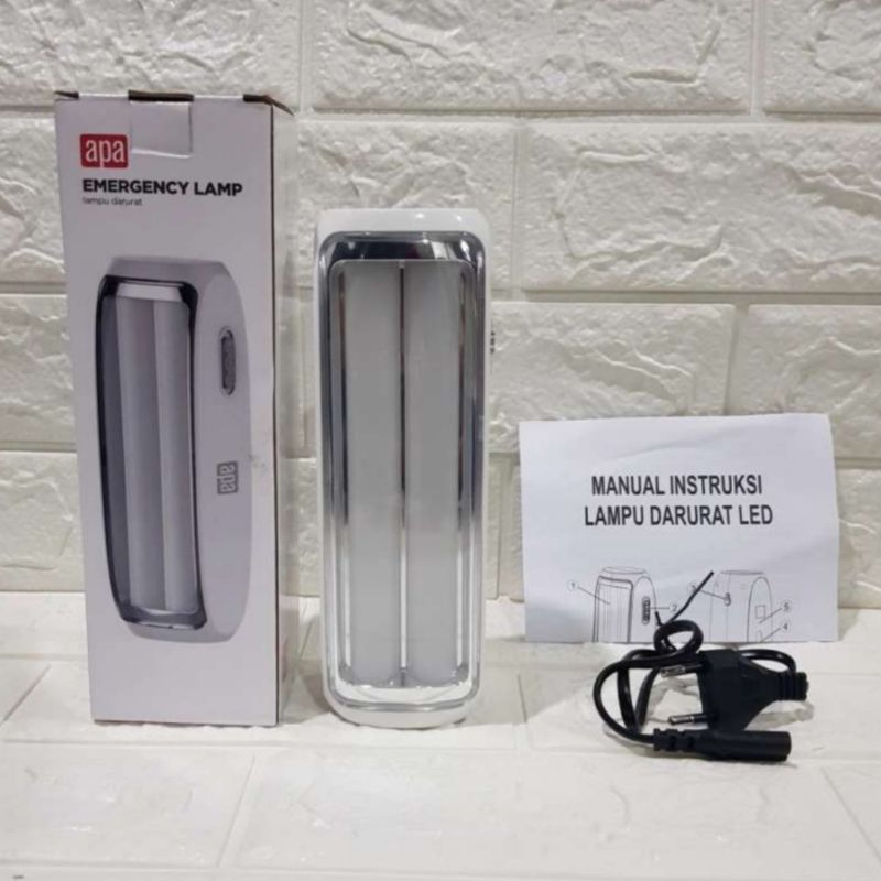Jual Lampu Emergency APA Ace Hardware/Lampu Darurat/6W abu-abu | Shopee ...
