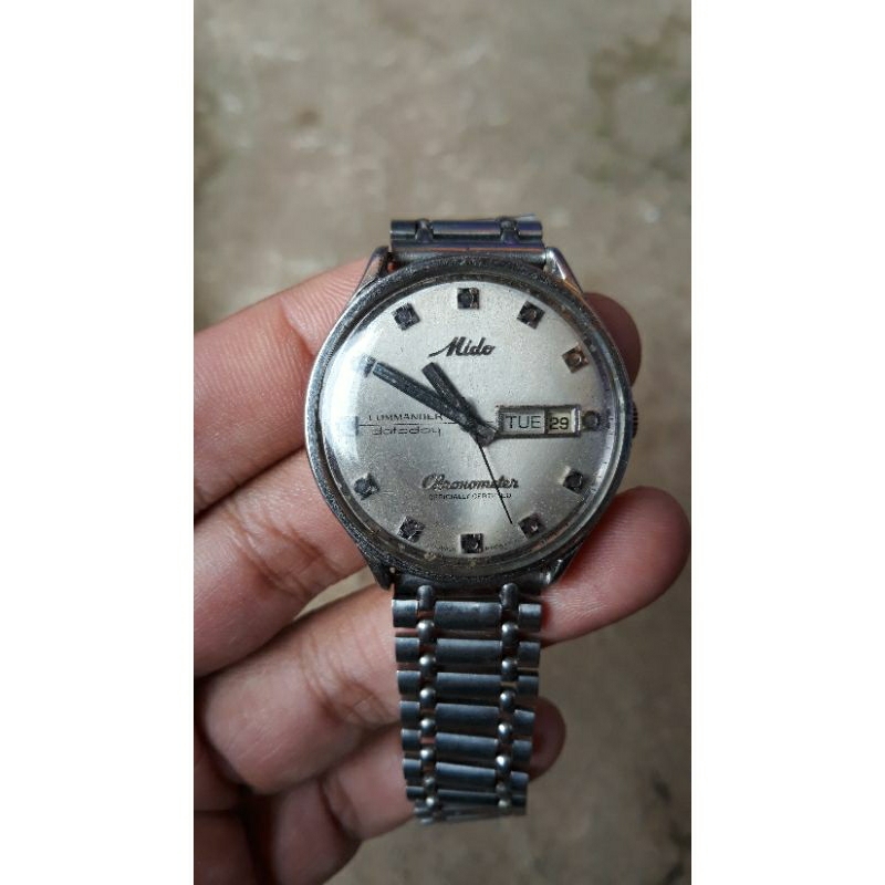 Jual Jam Tangan Lawas Mido Commander Chronometer Automatic Original ...