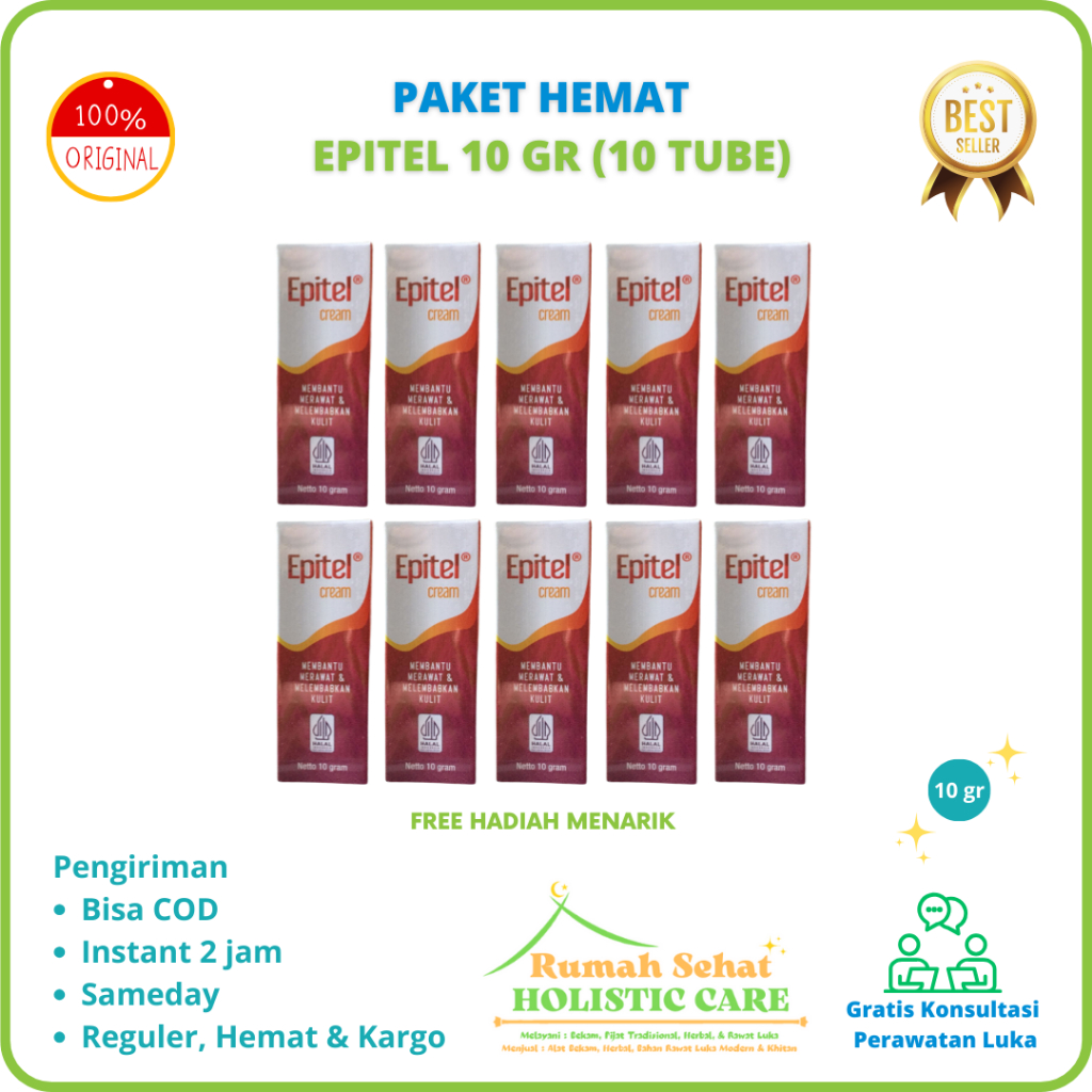 Jual Paket Salep Epitel Cream 10gr, 30 gr, 50 gr, 100gr (10 pcs ...