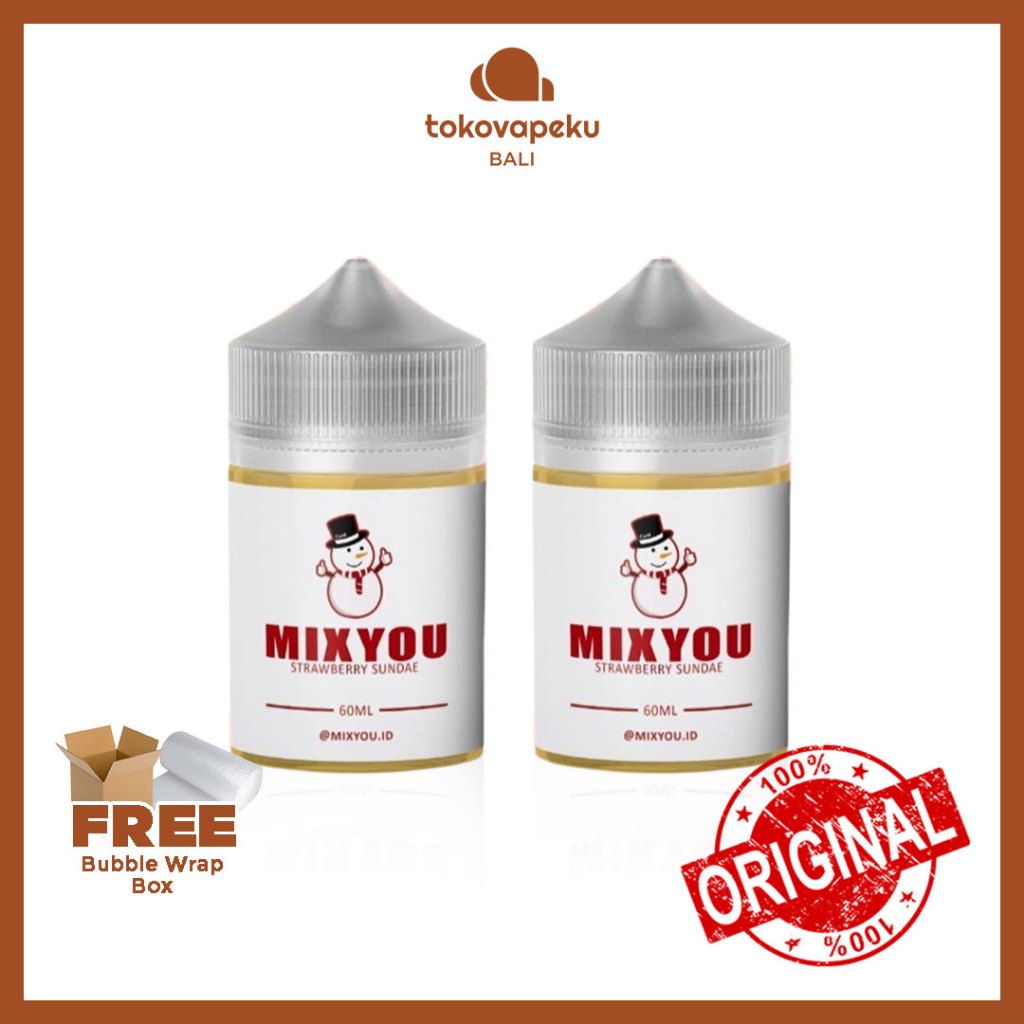 Jual MIXYOU V2 STRAWBERRY SUNDAE MIX YOU 60ML AUTHENTIC by OMNI LAB ...